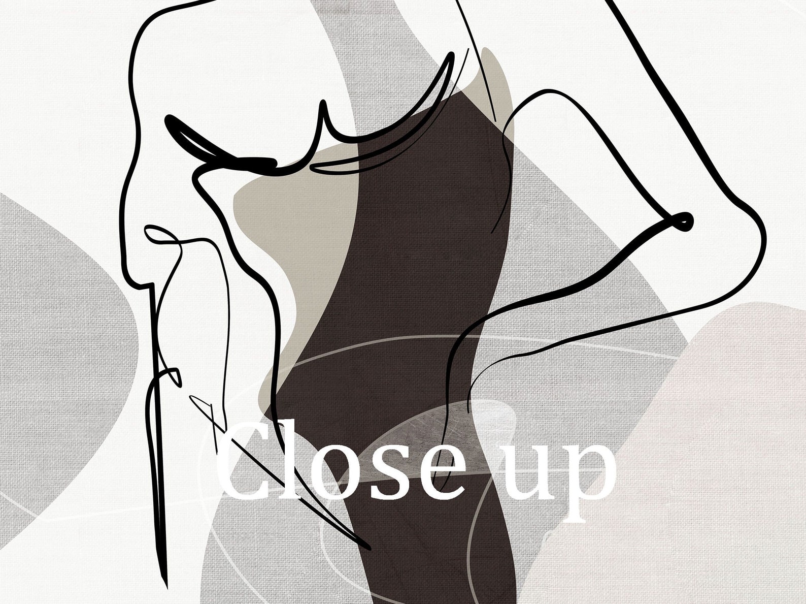 Female Figure Minimalist Line Drawing Printable Art Woman - Etsy
