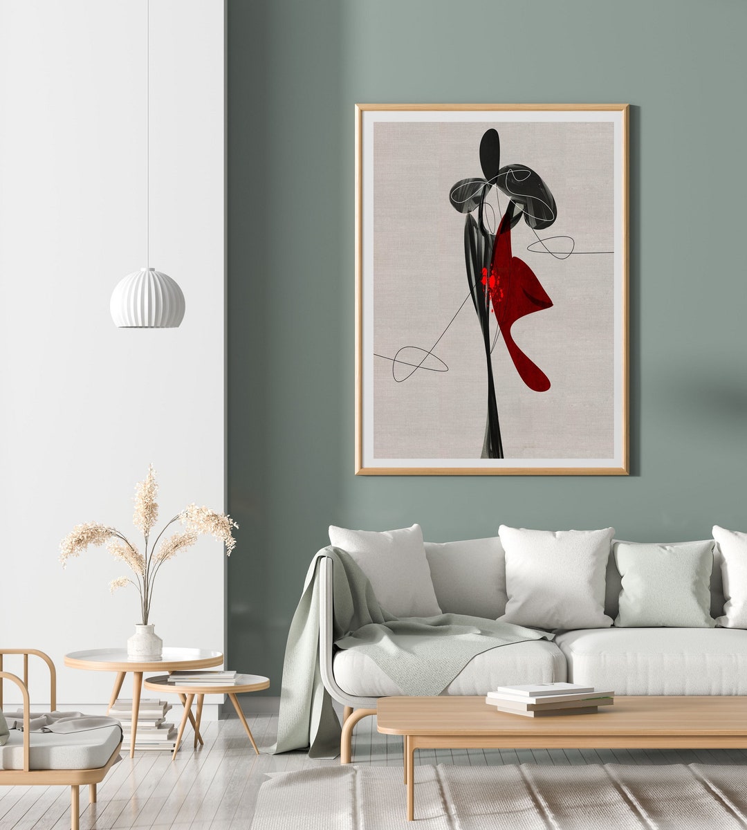 Abstract Matador Drawing: Spanish Minimalist Wall Art (digital Download ...