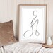 Minimalist Line Drawing, Human Figure Drawing, Line Body Sketch ...