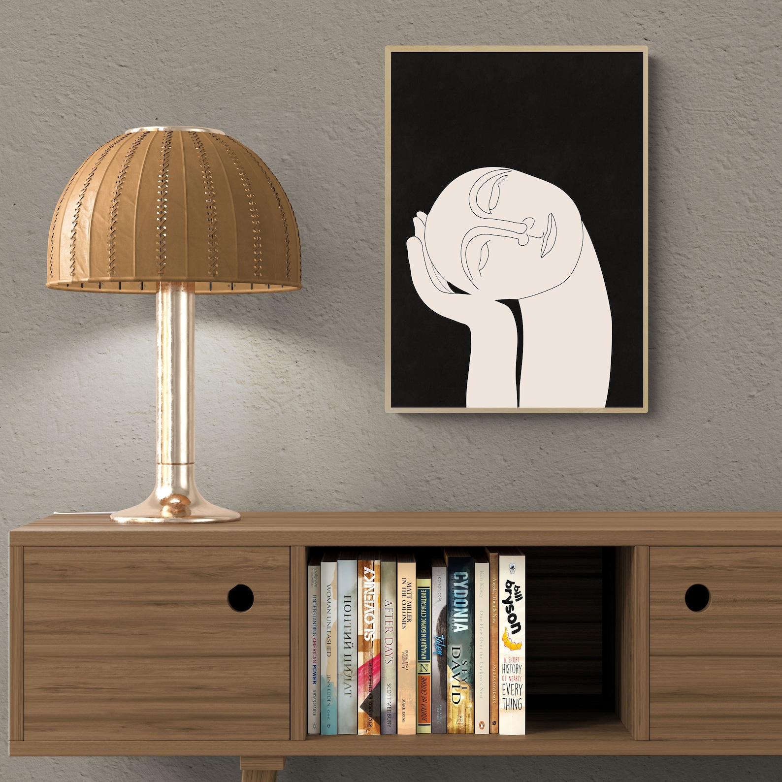 Minimal Face Drawing, Line Art Face Drawing, Printable Drawing Wall Art ...