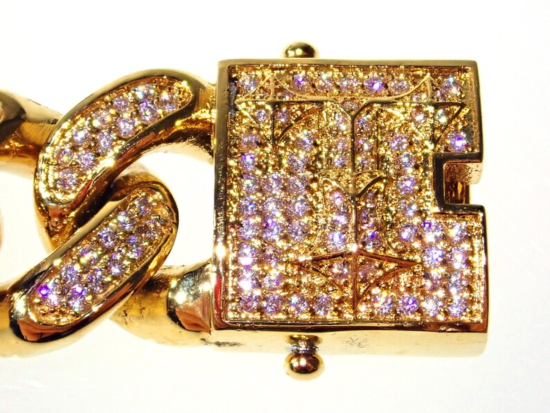 Tikoonz Iced Out 316L Titanium 20mm Cuban Link Chain - Etsy