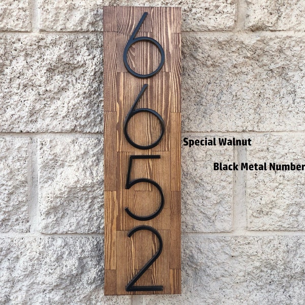 Wooden House Numbers - Etsy