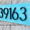 House Number Plaque House Number Sign Horizontal, Street Number Sign ...