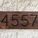 Address Plaque Horizontal Number Sign Address Numbers | Etsy