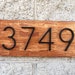 House Number Plaque Number Sign Wood Address Numbers | Etsy