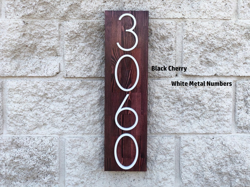 House Numbers | Vertical and Horizontal House Numbers | House Number ...