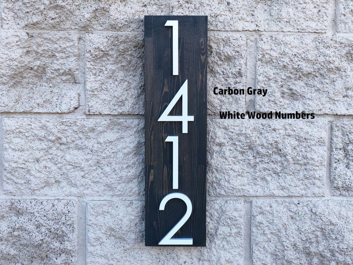 Address Plaque Number Sign Address Numbers Address Sign | Etsy