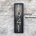 House Numbers Vertical, Vertical House Numbers, House Numbers Vertical ...