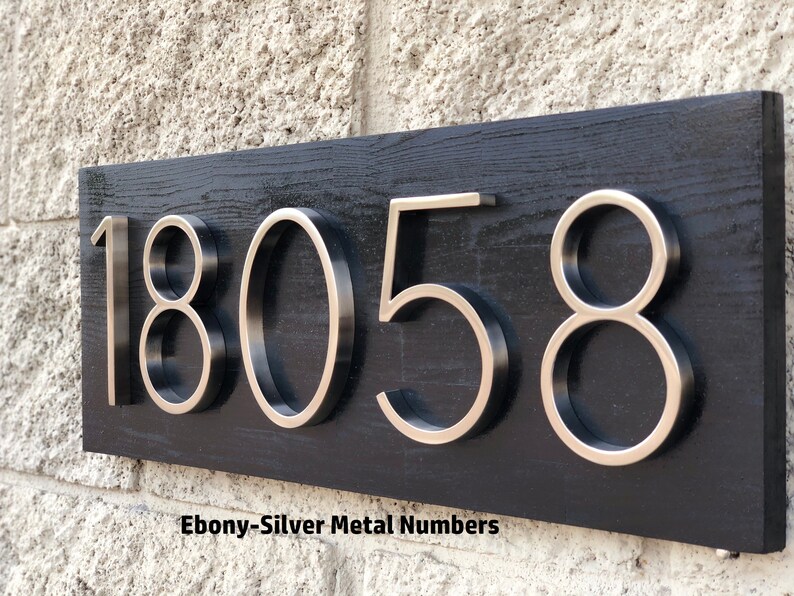 Address Plaque Number Sign Address Numbers Address Sign | Etsy