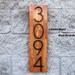 House Numbers Vertical and Horizontal House Numbers House Number ...