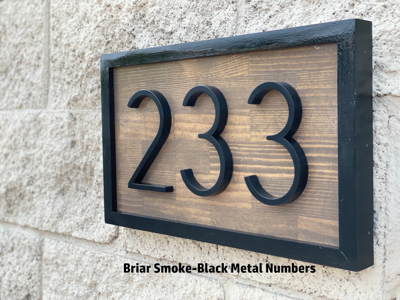 House Number Sign Housewarming Gift Modern House Numbers | Etsy