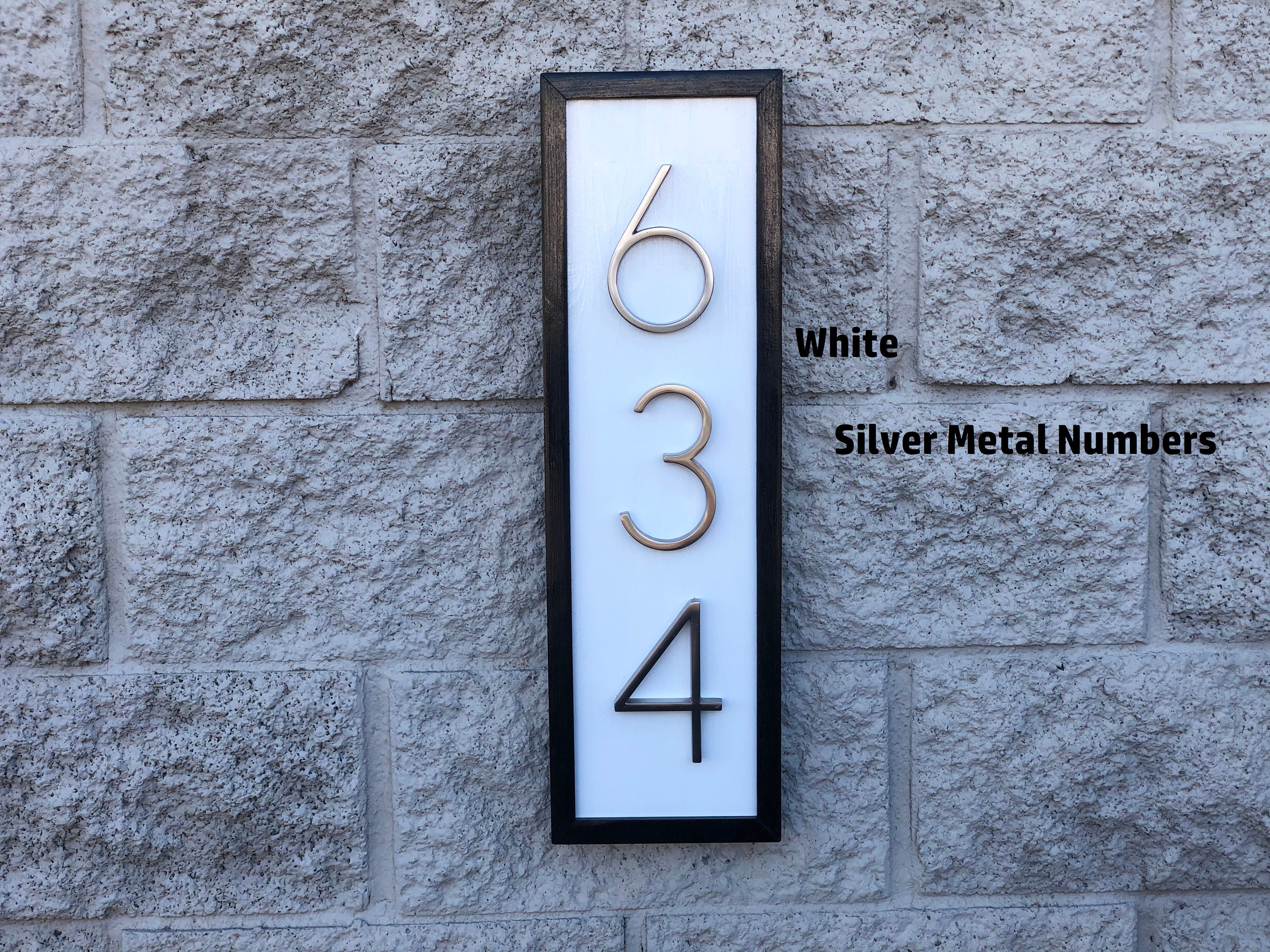 Modern Address Sign Address Sign Metal Address Sign | Etsy