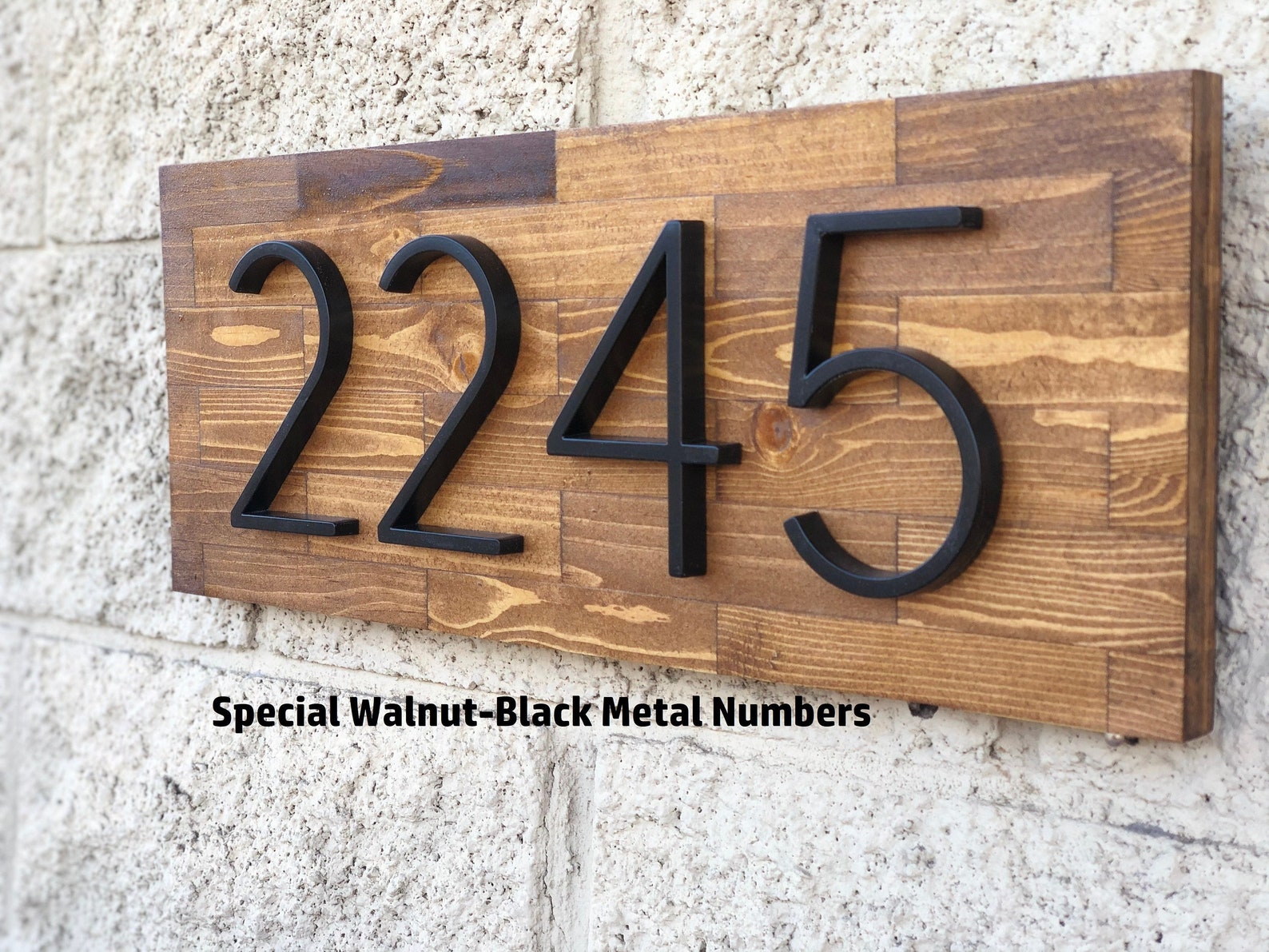 House Number Sign Wood Address Numbers Address Sign Beach - Etsy