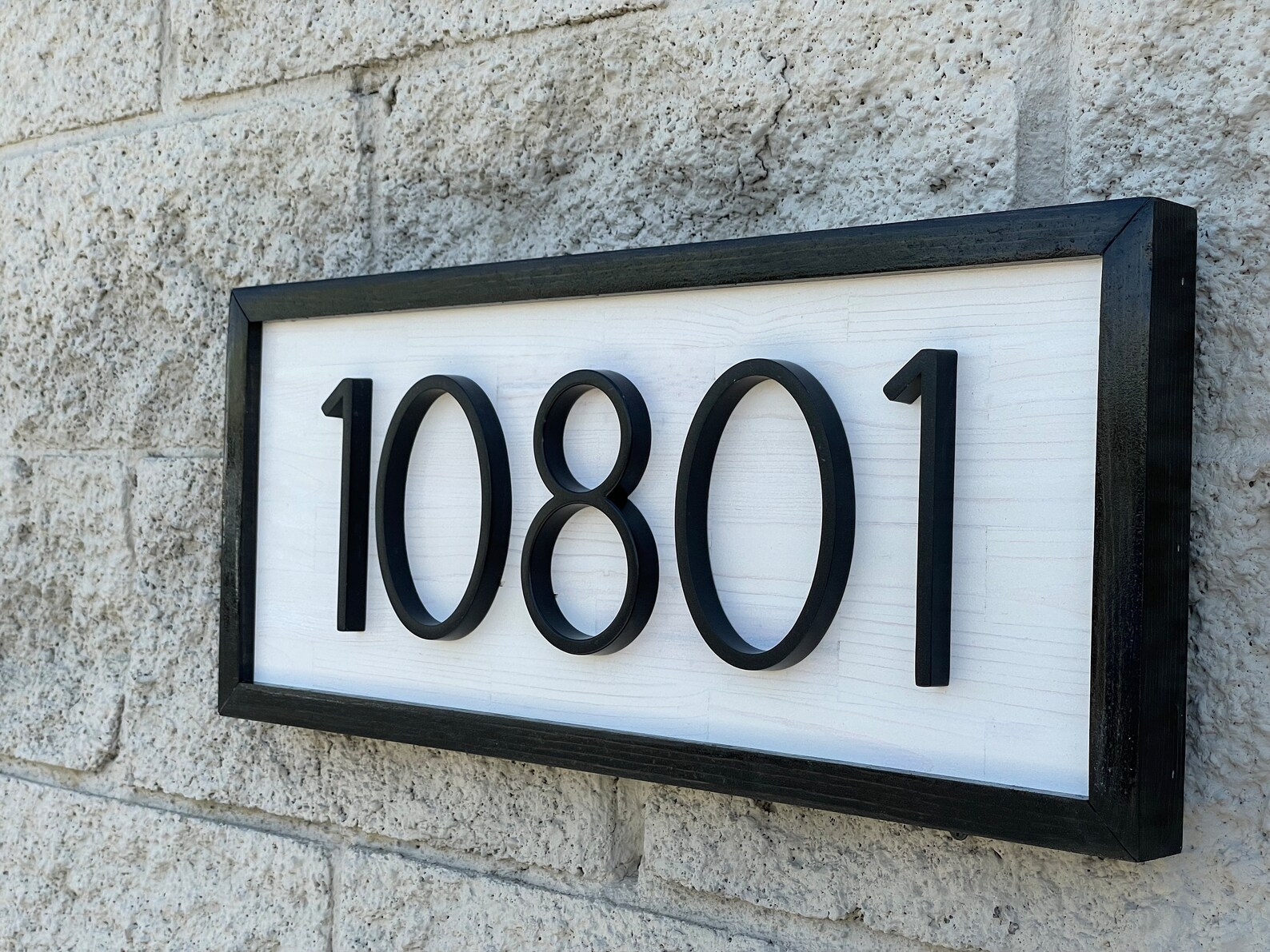 House Number Sign, Wood Address Sign, Address Sign, Beach Cottage Sign ...