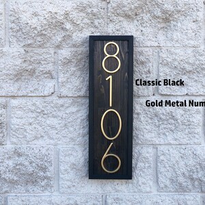 Modern address sign address sign metal address sign | Etsy