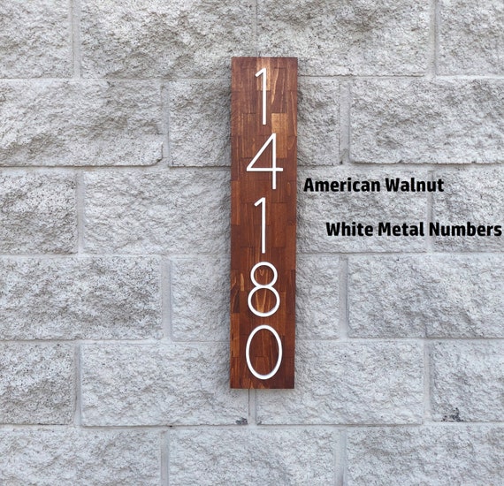 House Number SignHouse Number Plaque Street Number Sign | Etsy