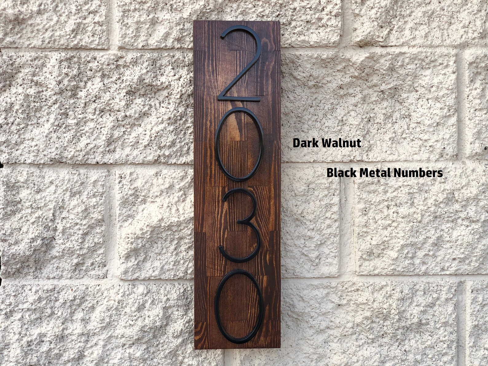 Address Plaque Vertical Vertical House Numbers Modern House - Etsy