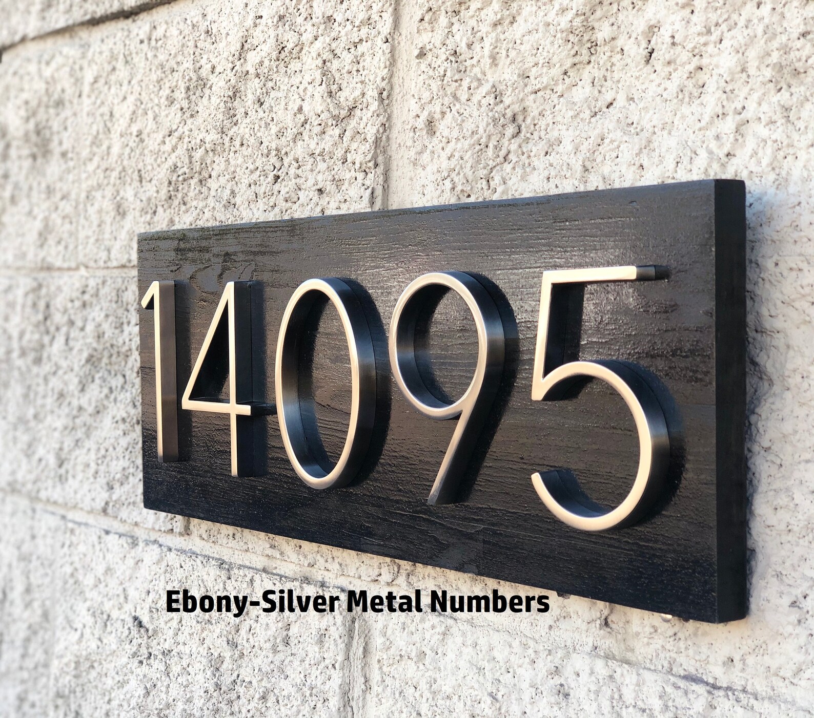 Modern House Number Plaque Number Sign Wood Address Numbers - Etsy