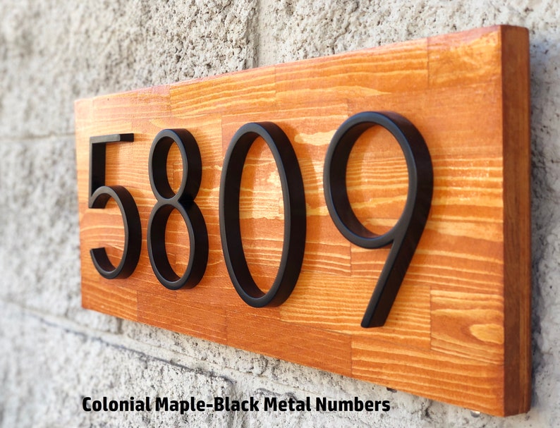 Address Plaque, Number Sign, Address Numbers, Address Sign, Beach ...
