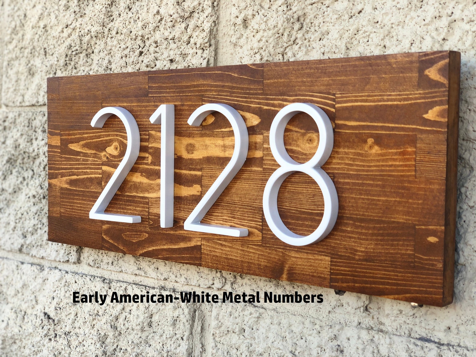 House Number Sign Wood Address Numbers Address Sign Beach - Etsy