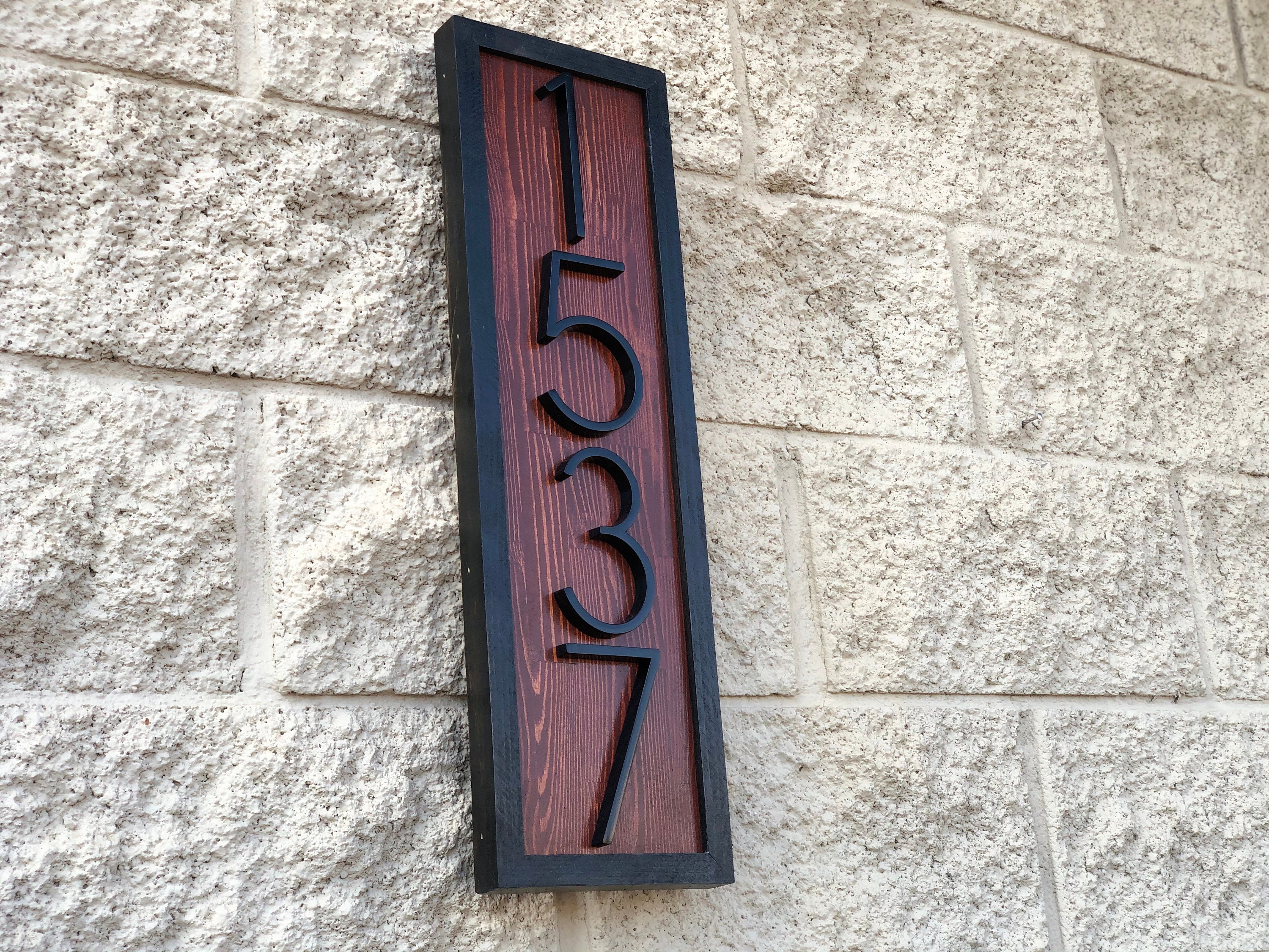 House Number Sign Wood Address Sign Address Sign Beach | Etsy