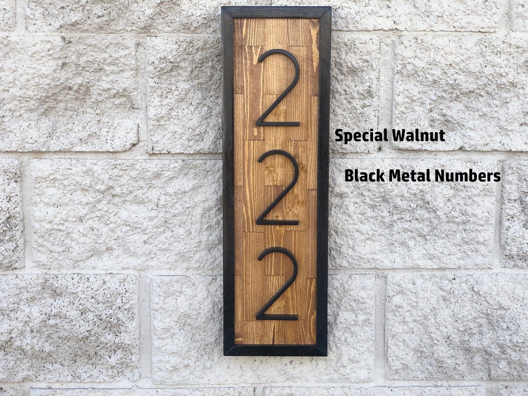 Modern Address Sign - Address Sign - Metal Address Sign - Address ...