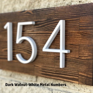 House Number Sign, Wood Address Numbers, Address Sign, Beach Cottage ...