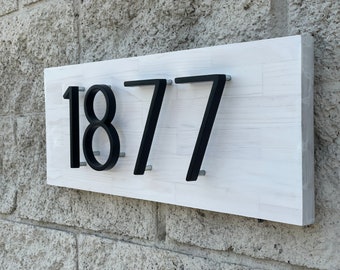 Modern Farmhouse House Numbers - Etsy