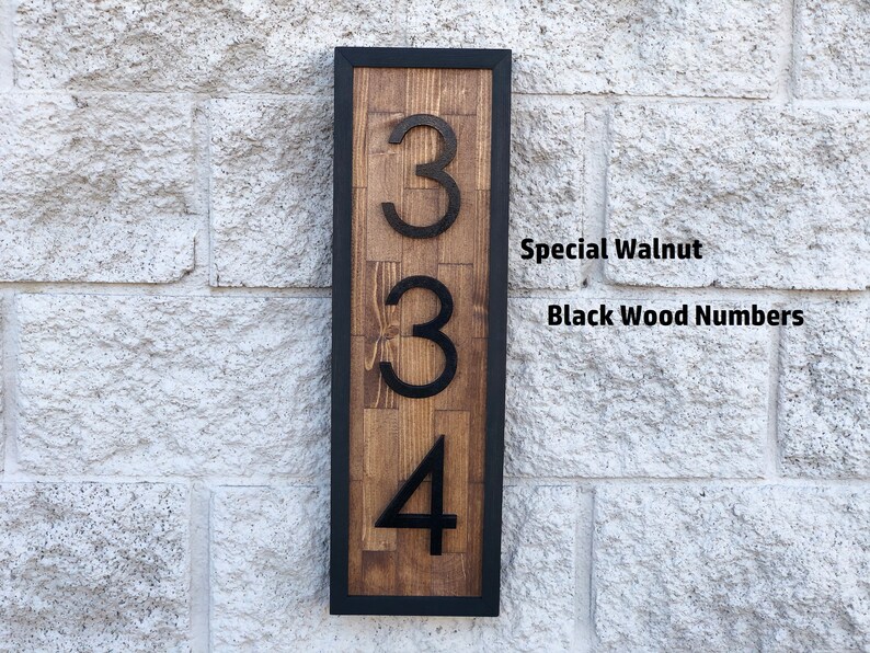 Modern Address Sign - Address Sign - Metal Address Sign - Address ...