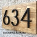 Wood House Number Plaque Number Sign Wood Address Numbers - Etsy