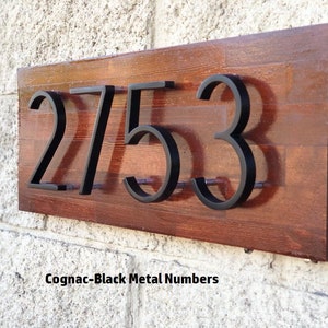 House Number Plaque - House Number Sign Horizontal, Street Number Sign ...