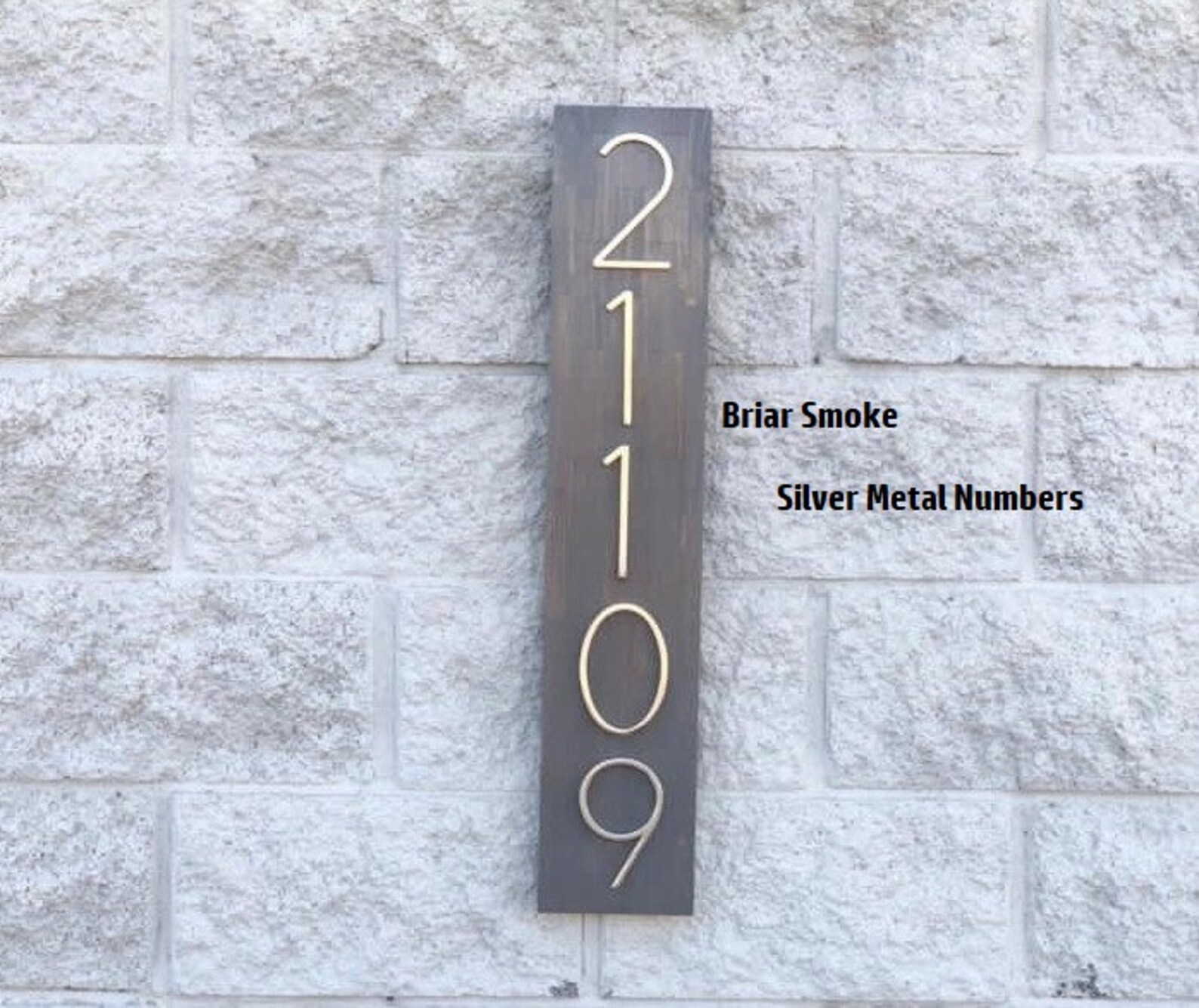 House Numbers Vertical Vertical House Numbers House Numbers - Etsy