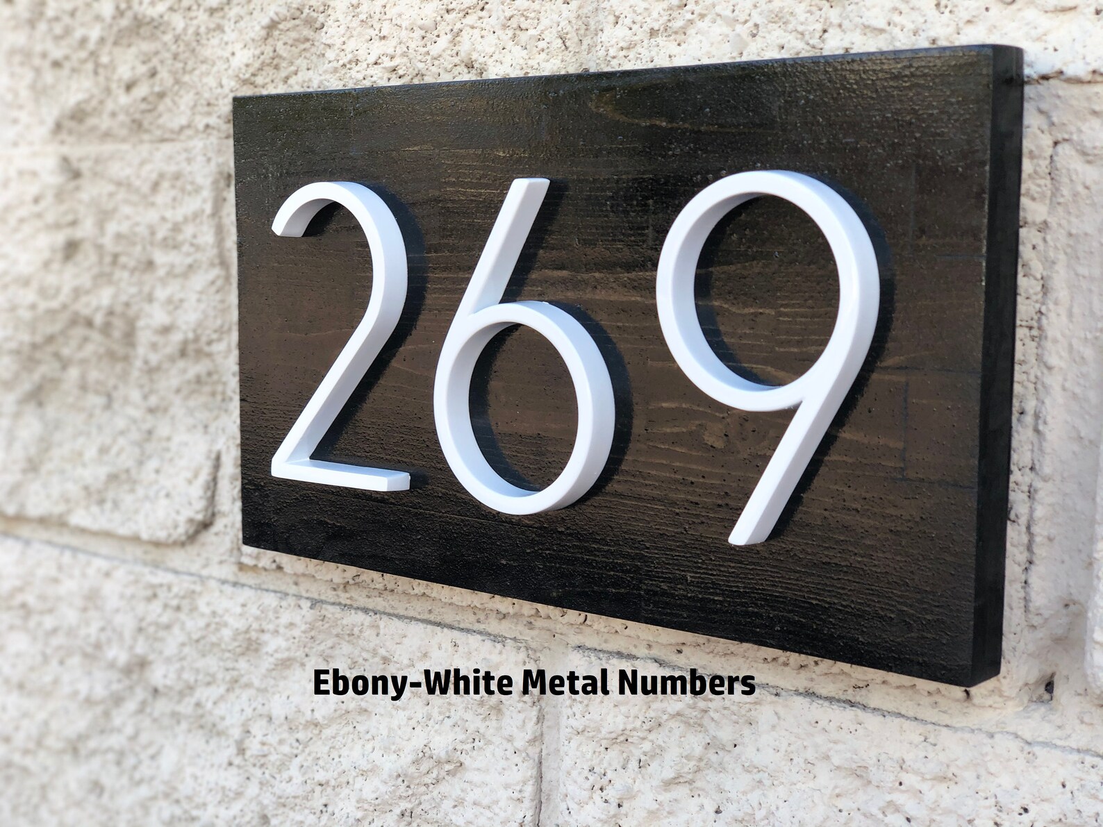 Outdoor House Number Plaque Number Sign Wood Address | Etsy Canada