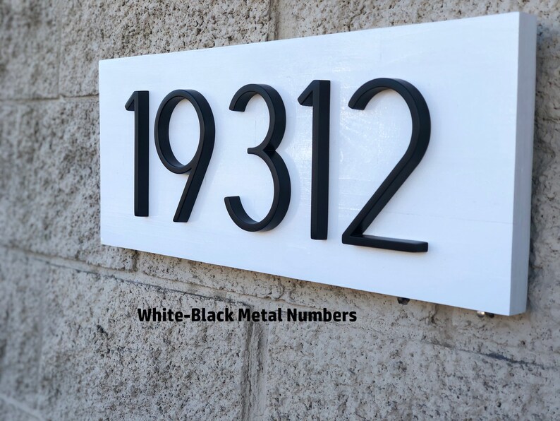 Address Plaque Number Sign Address Numbers Address Sign | Etsy