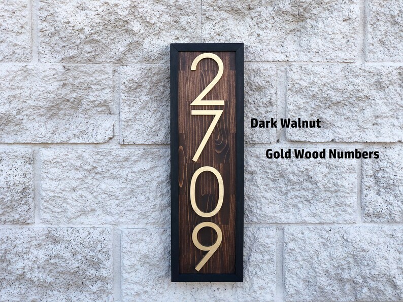 Modern Address Sign - Address Sign - Metal Address Sign - Address ...