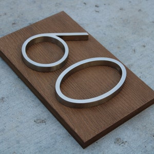 Outdoor House Number Plaque, Number Sign, Wood Address Numbers, Address ...