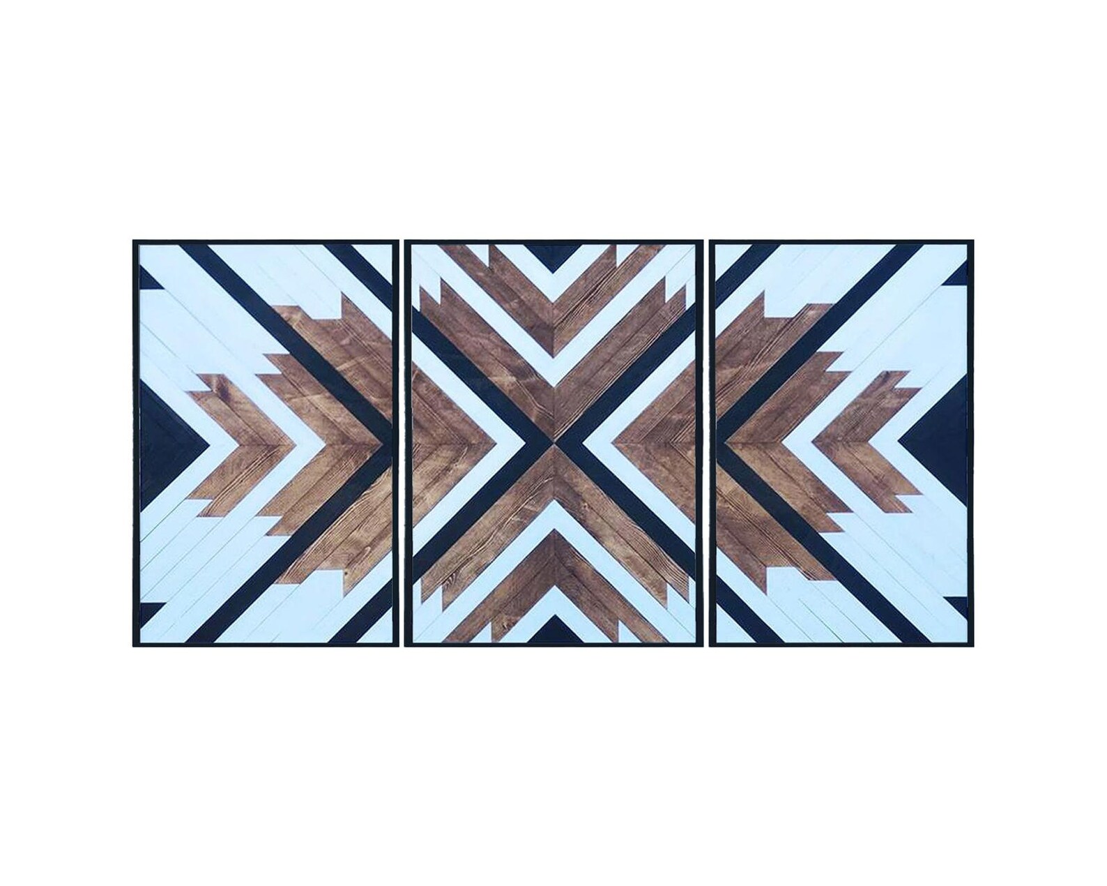 Native Wood Wall Art Modern Vintage Wood Wall Art Rustic | Etsy