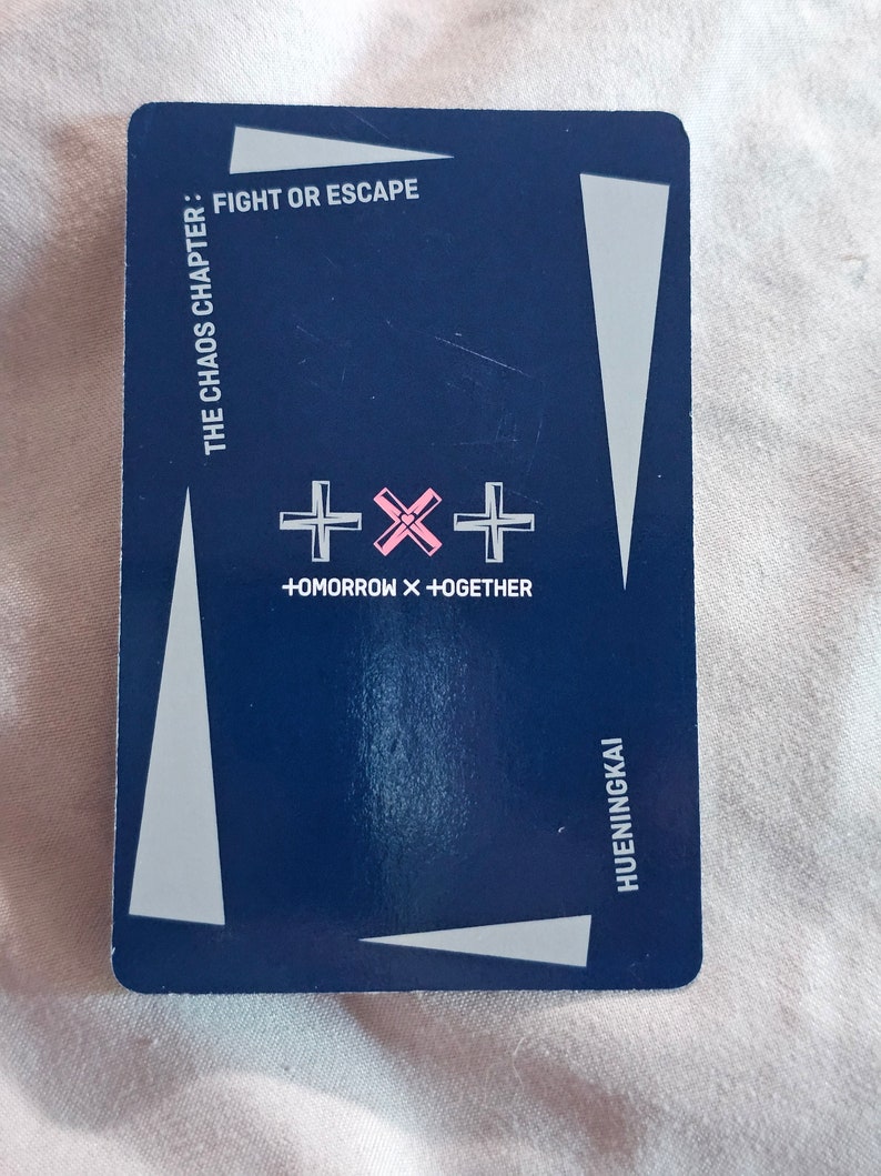 Official Hueningkai TXT Photocard Fight or Escape - Etsy