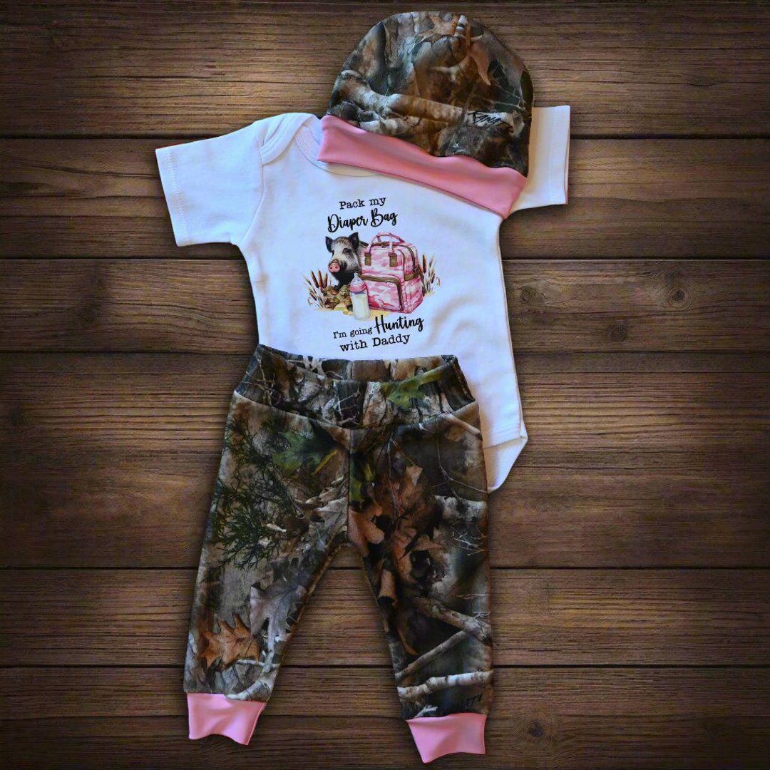 Pig Pack Diaper Pant & Hat Set - Etsy