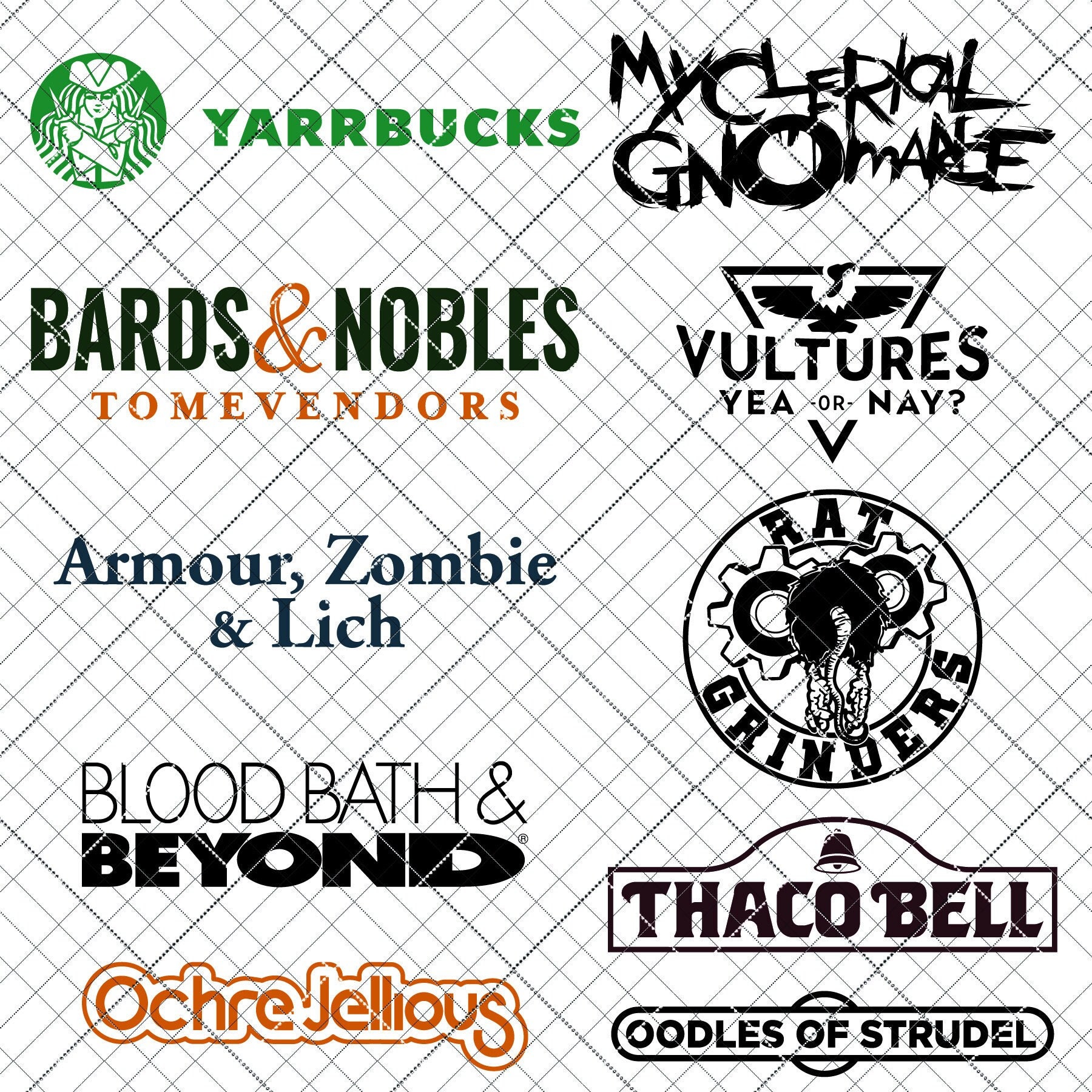 Fantasy High Synod Mall & Extras Svg Cut File - Etsy