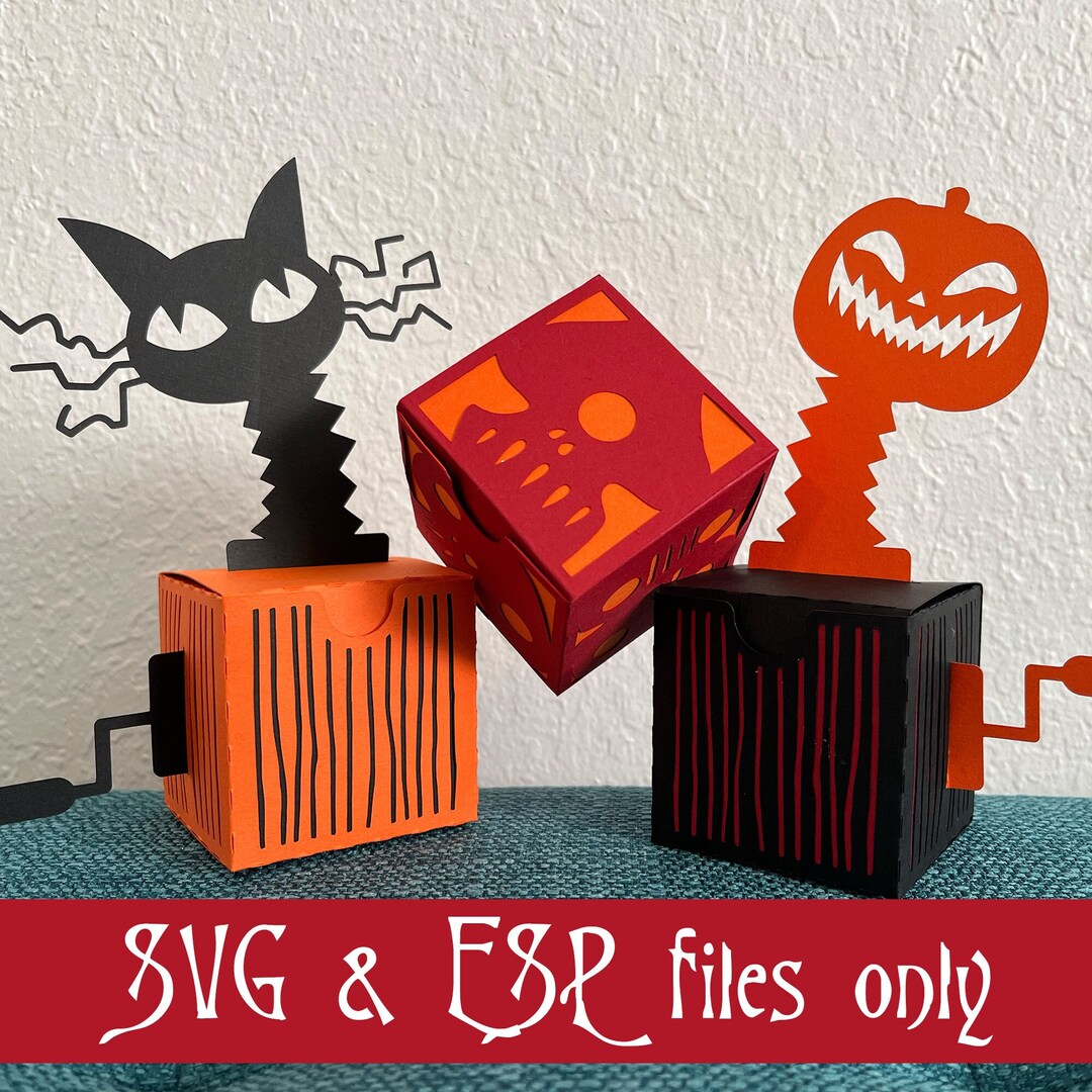 Nightmare Gift Boxes - SVG and EPS ONLY - Cut Files - Etsy