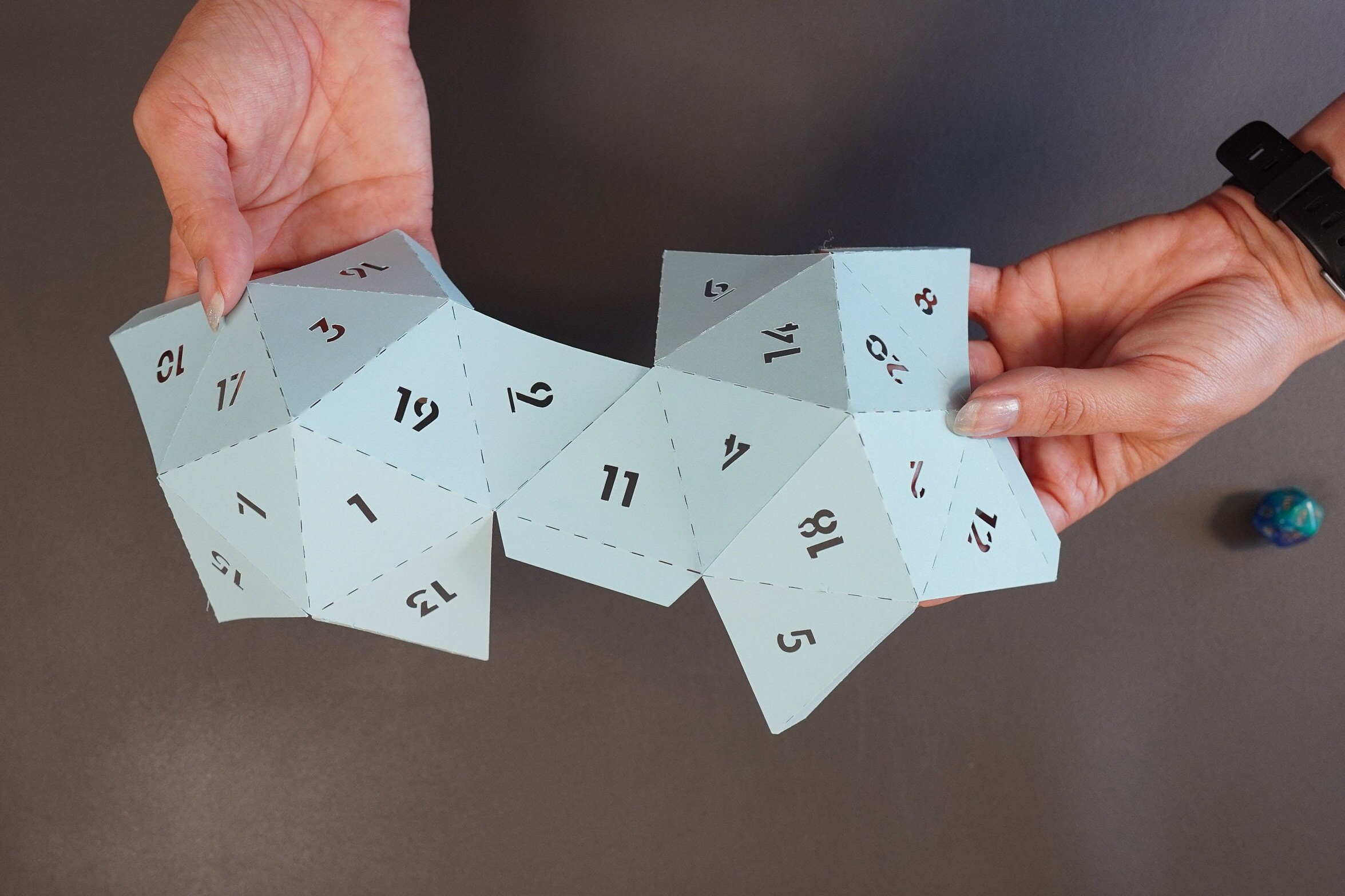 3D Polyhedral Dice - Svg - Cut File - Etsy