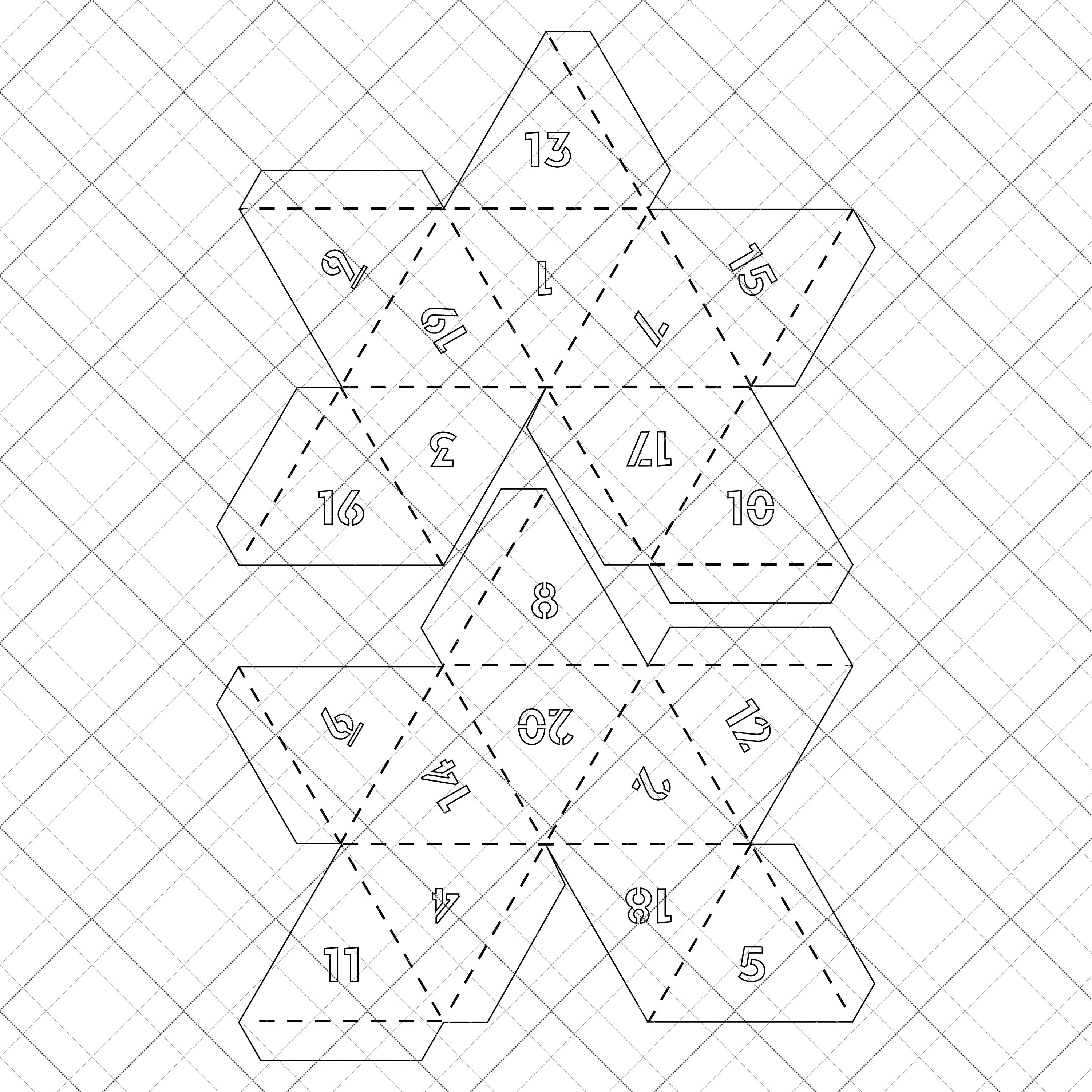 3D Polyhedral Dice - Svg - Cut File - Etsy