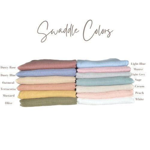 Personalized Hand Lettered Embroidered Baby Swaddle Receiving - Etsy Canada