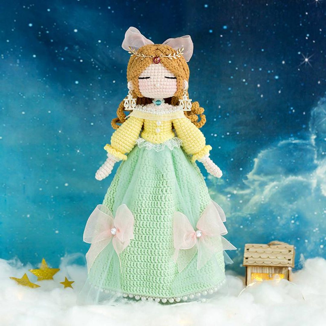 Step-by-step Libra Amigurumi Crochet Pattern With Video Guide, Cute ...