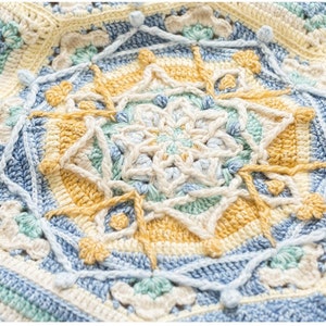 Video Tutorial + Crochet Charts - Starry Night Persian Tile Afghan ...