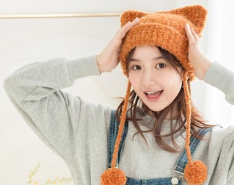 Technoblade Crochet Cat Beanie - Etsy