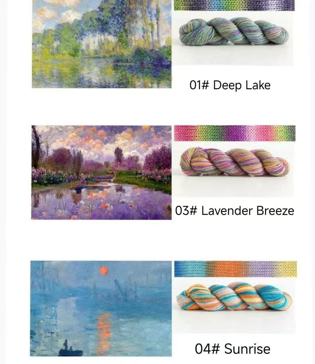 Wool Acrylic Blend Yarn Variegated Colorway, Colorful Knitting ...