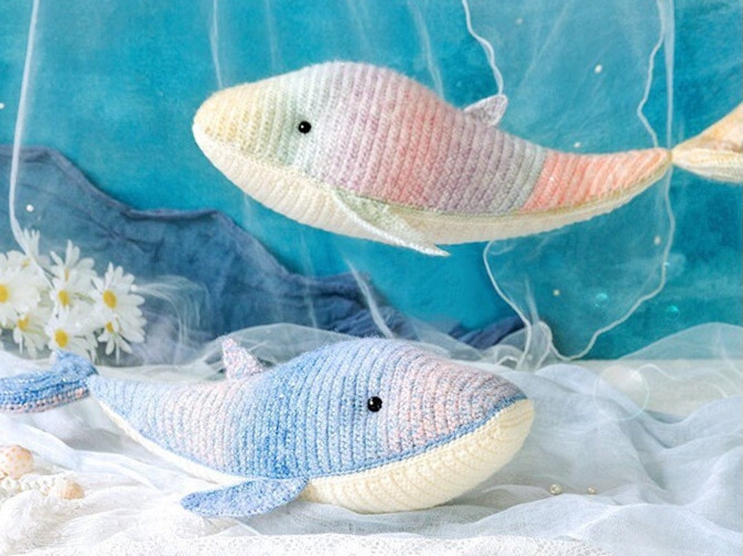 Adorable Whale Crochet Kit - Make Your Own Plushie, Yarn and Free ...
