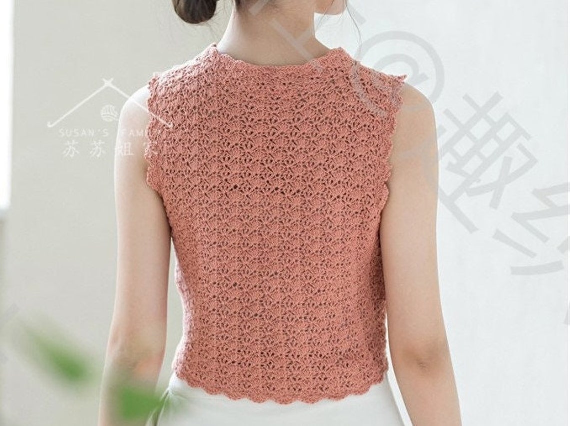 Stunning Elegant Crochet Qipao Top Pattern Step-by-step Instructions ...